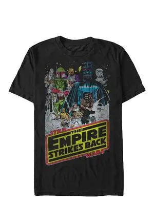 STAR WARS Movie Poster Graphic T-shirt - Black