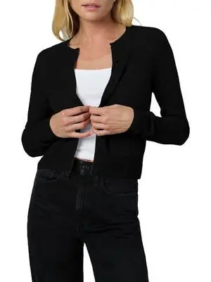 Joe's Jeans Dani Crop Cashmere Cardigan - Black