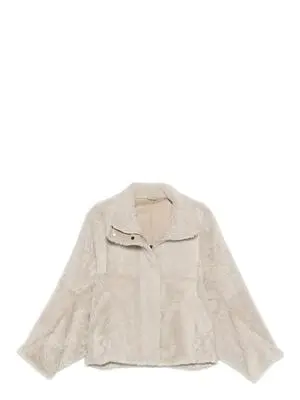 Brunello Cucinelli Shearling Jacket - Gray