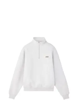Jacquemus JACQUEMUS Grey Cotton Quarter-Zip Sweatshirt Multicolor