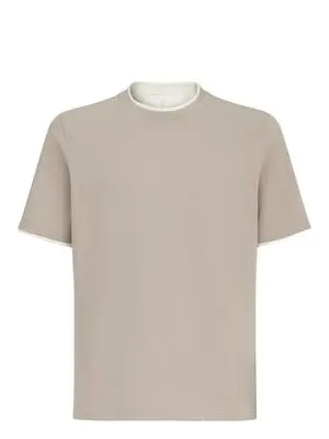 Brunello Cucinelli Grey T-shirts & Vests T-shirts - Gray