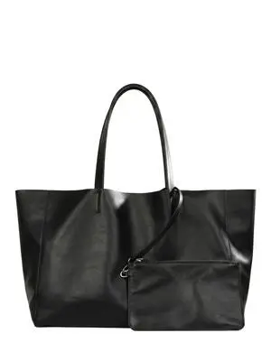 HAMEL ATELIER Ravello Leather Tote Bag - Black