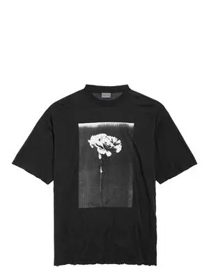 Balenciaga Graphic Print T-shirt - Black