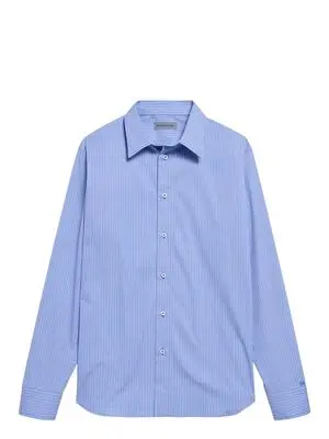 Balenciaga Cotton Stripe Shirt - Blue