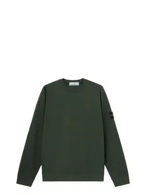 Stone Island Regular-fit Crewneck Sweatshirt - Juniper