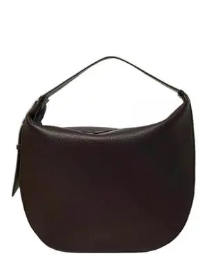Armani Exchange Grained Shoulder Bag - Brown