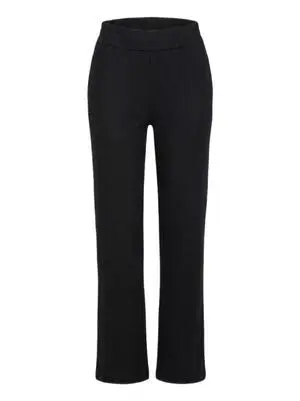 Emporio Armani Logo Embellished Track Pants - Black