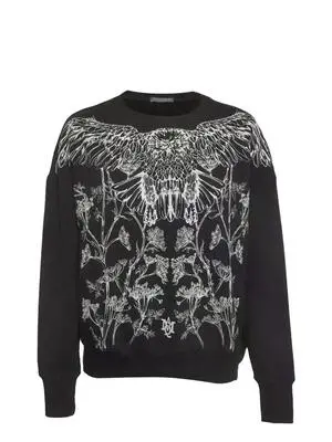Alexander McQueen Embroidered Crew Neck Sweater - Black