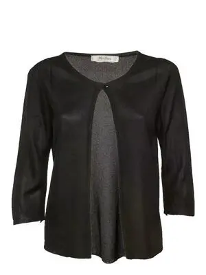 Max Mara Fine-knit Cardigan - Black