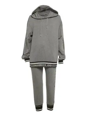 Dolce & Gabbana Logo Trim Tracksuit - Grey