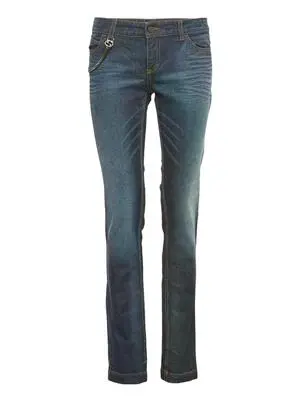 GUCCI Gucci Interlocking G Faded Jeans