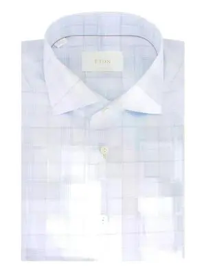 Eton Check-pattern Shirt - Blue