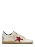 GOLDEN GOOSE Ball Star Sneakers With Distressed Effect - Multicolor