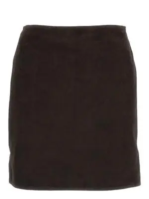 ROTATE BY BIRGER CHRISTENSEN Suede Mini Skirt - Multicolor