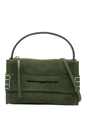 JW Anderson Suede Satchel Bag - Green