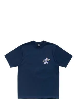 StÜssy Puff Print Dot Surf T-shirt - Blue