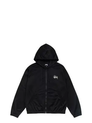 StÜssy Athletic Mesh Zip Hoodie - Black