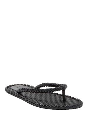 BRIZZA Braided Jelly Flip Flop - Black