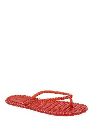 BRIZZA Braided Jelly Flip Flop - Red