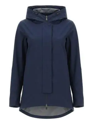 Herno Gore-tex Hooded Jacket - Blue