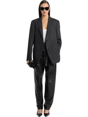 Michael Kors Nico Wool Blazer - Black