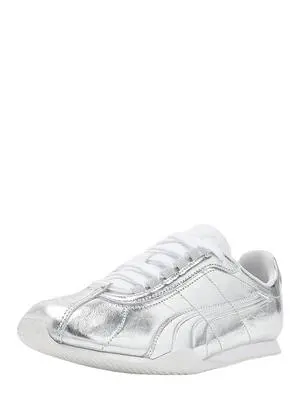 PUMA H-street Lustre Metallic Low Top Sneakers - Silver