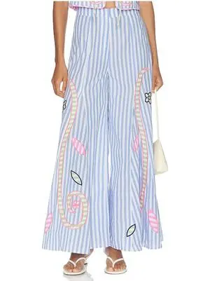 CELIAB CeliaB Wide Leg Striped Pants