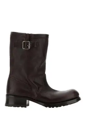 PRADA PRADA Calf Leather Ankle Boots