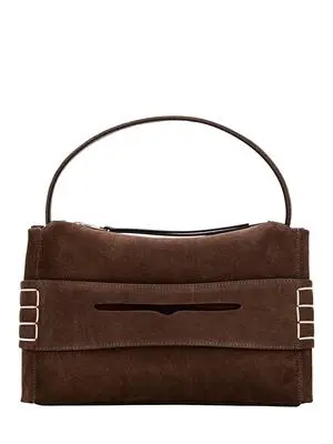 JW Anderson J.W. Anderson Suede Loafer Bag Multicolor