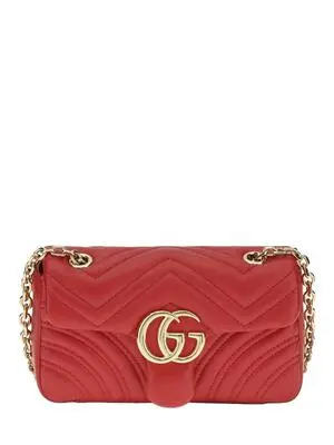 Gucci Gg Marmont Small Leather Shoulder Bag - Multicolor