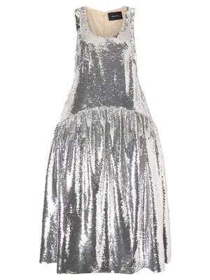 Simone Rocha Sequined Maxi Dress - Silver