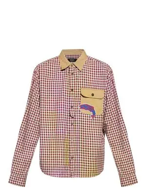 Dsquared2 Plaid-check Pattern Cotton Shirt - Red