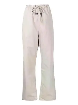 Fear Of God High-waisted Drawstring Trousers - Grey
