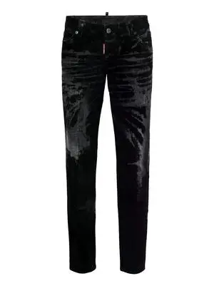 Dsquared2 Jennifer Low-rise Skinny Jeans - Black