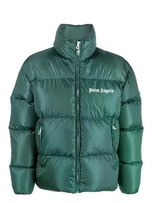 Palm Angels Classic Padded Down Jacket - Green