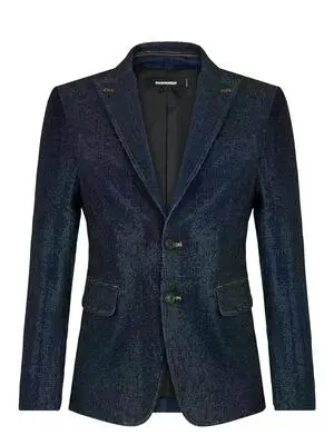 Dsquared2 Single-breasted Denim Blazer - Blue