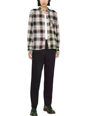Woolrich Checked Long-sleeve Shirt - Black