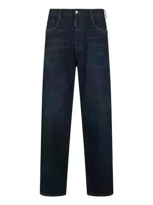 Dsquared2 Mid-rise Straight-leg Jeans - Blue
