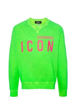 Dsquared2 Cotton Logo Sweatshirt - Green