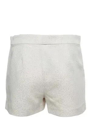Max Mara Beige Tweed Shorts - Neutrals