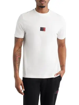 Hugo Danotie Logo Patch T-shirt - Natural