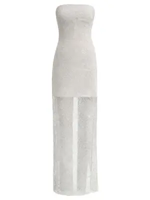ROTATE BY BIRGER CHRISTENSEN Long Lace Dress - Multicolor