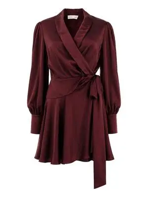 Zimmermann Mini Wrap Dress - Multicolor