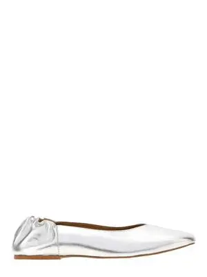 A.p.c. Leather Juliet Ballerinas - Silver