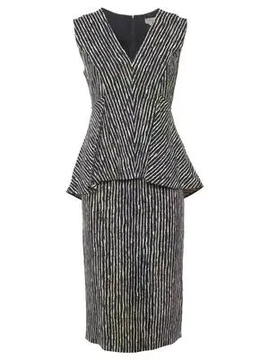Sportmax Striped Midi Dress - Blue