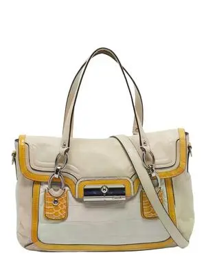 COACH VINTAGE Kristin Satchel Bag - Neutrals