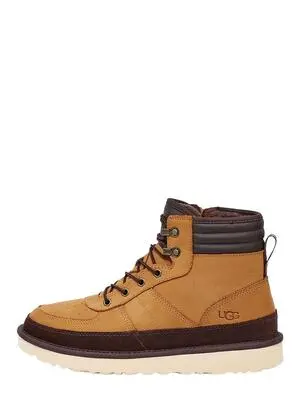 UGG Highland Lace Up Zip Up Boots - Wheat/brown