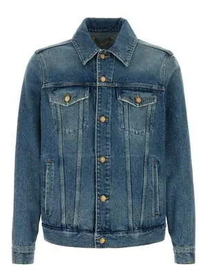 GOLDEN GOOSE Agenore Denim Jacket - Blue