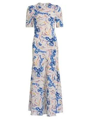 Ulla Johnson Sabi Silk Dress - Prism