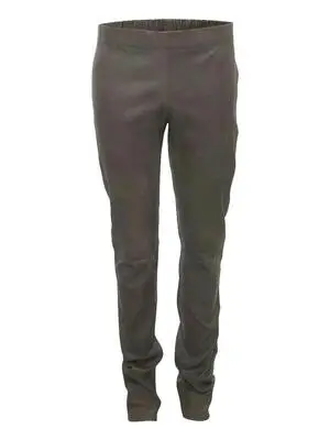 JOSEPH Lambskin Skinny Trousers - Grey